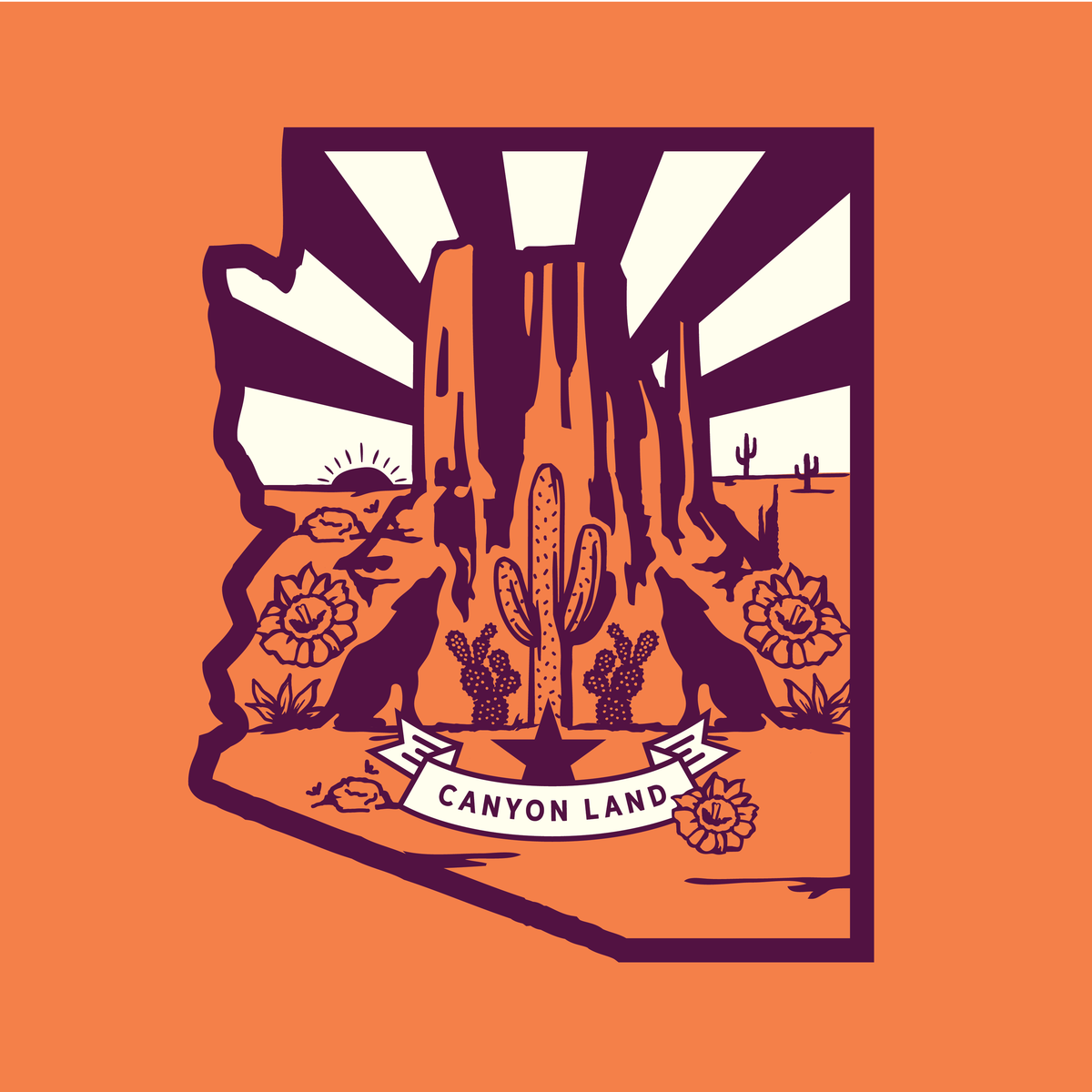 Arizona_50 State Collage Print – The Social Dept.