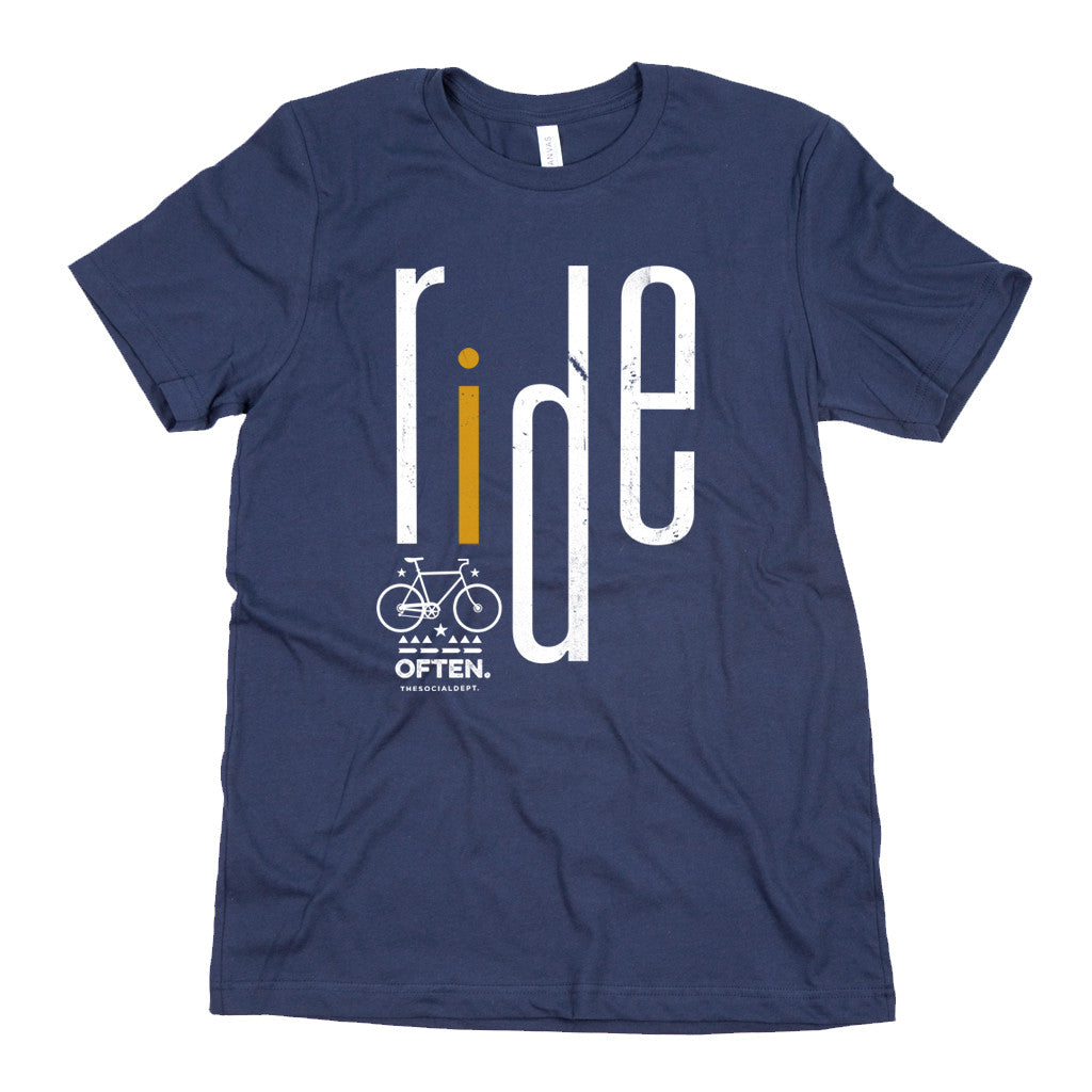 Ride Often | Unisex T-shirt for Bike riders | The Social Dept.